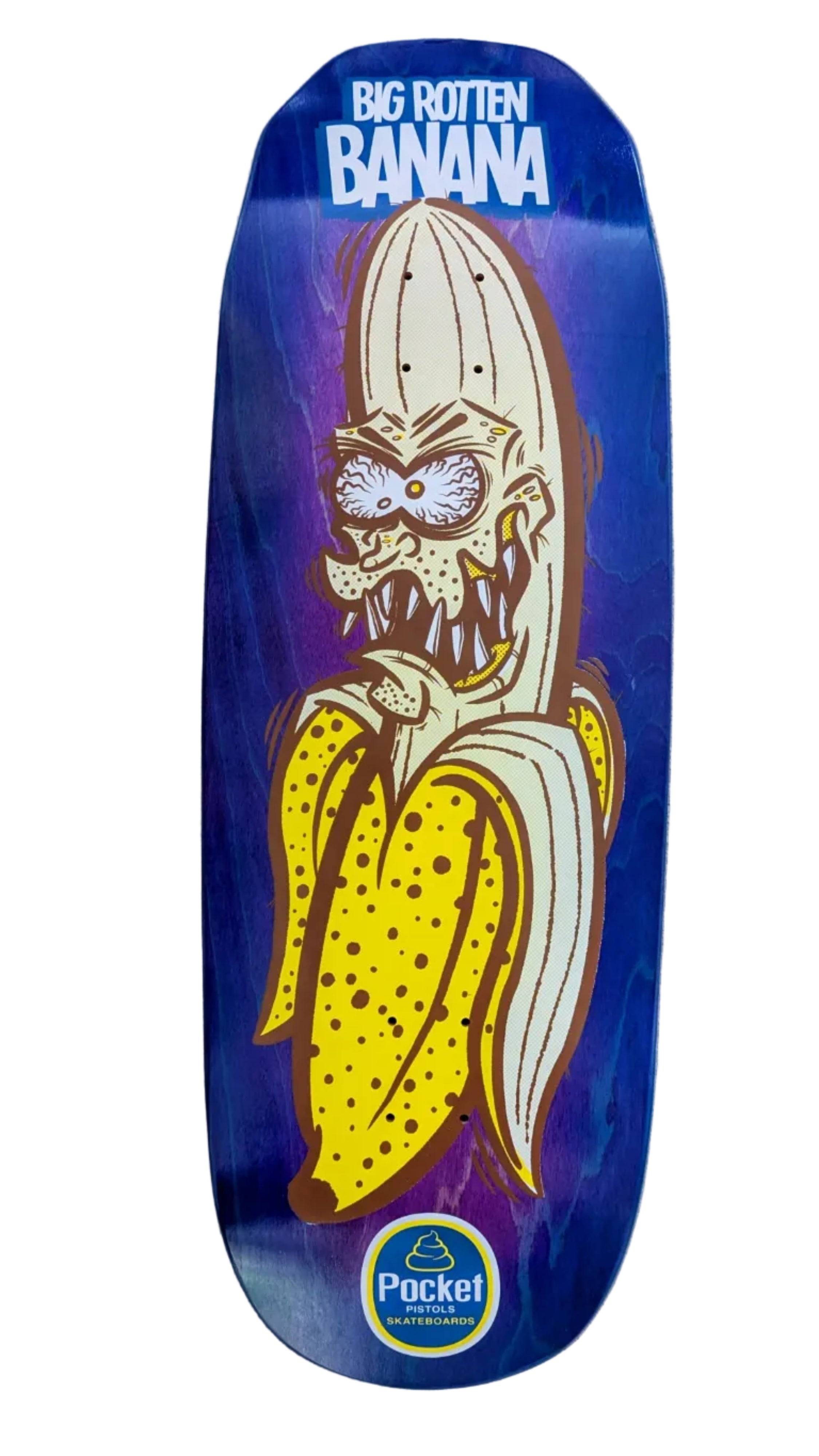 Pocket Pistols Rotten Banana Gigante Purple/Blue 10.75'' Deck – Mongo ...